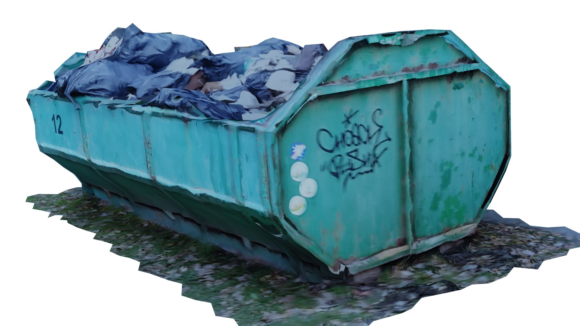 Garbage container 3D model - TurboSquid 1478156