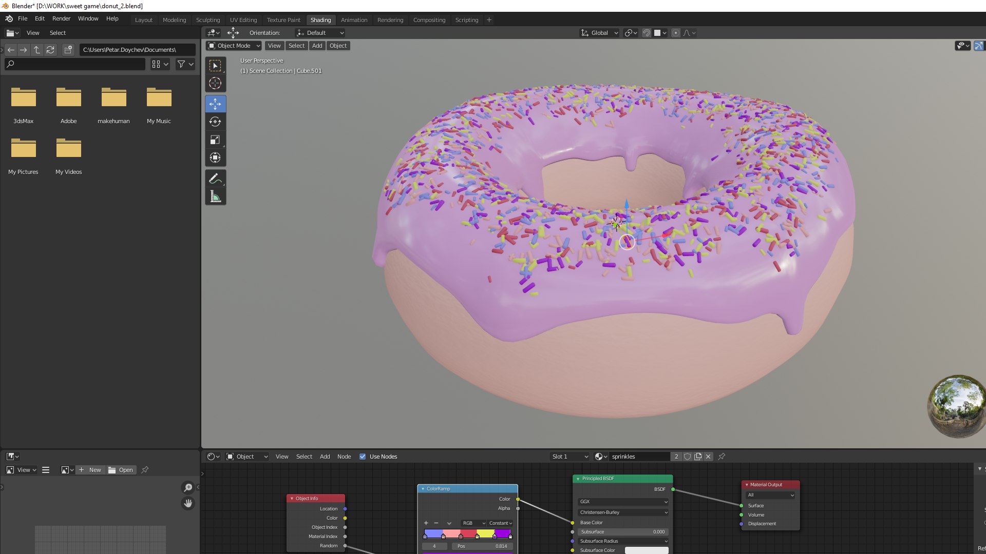 3D Donut - TurboSquid 1688700