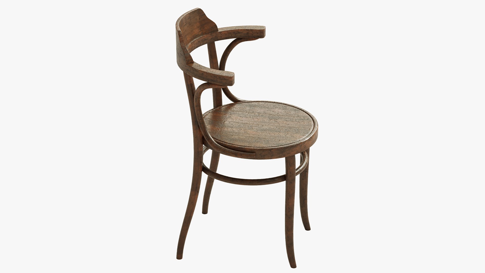 Viennese Antique Chair 3d Model Turbosquid 2090475