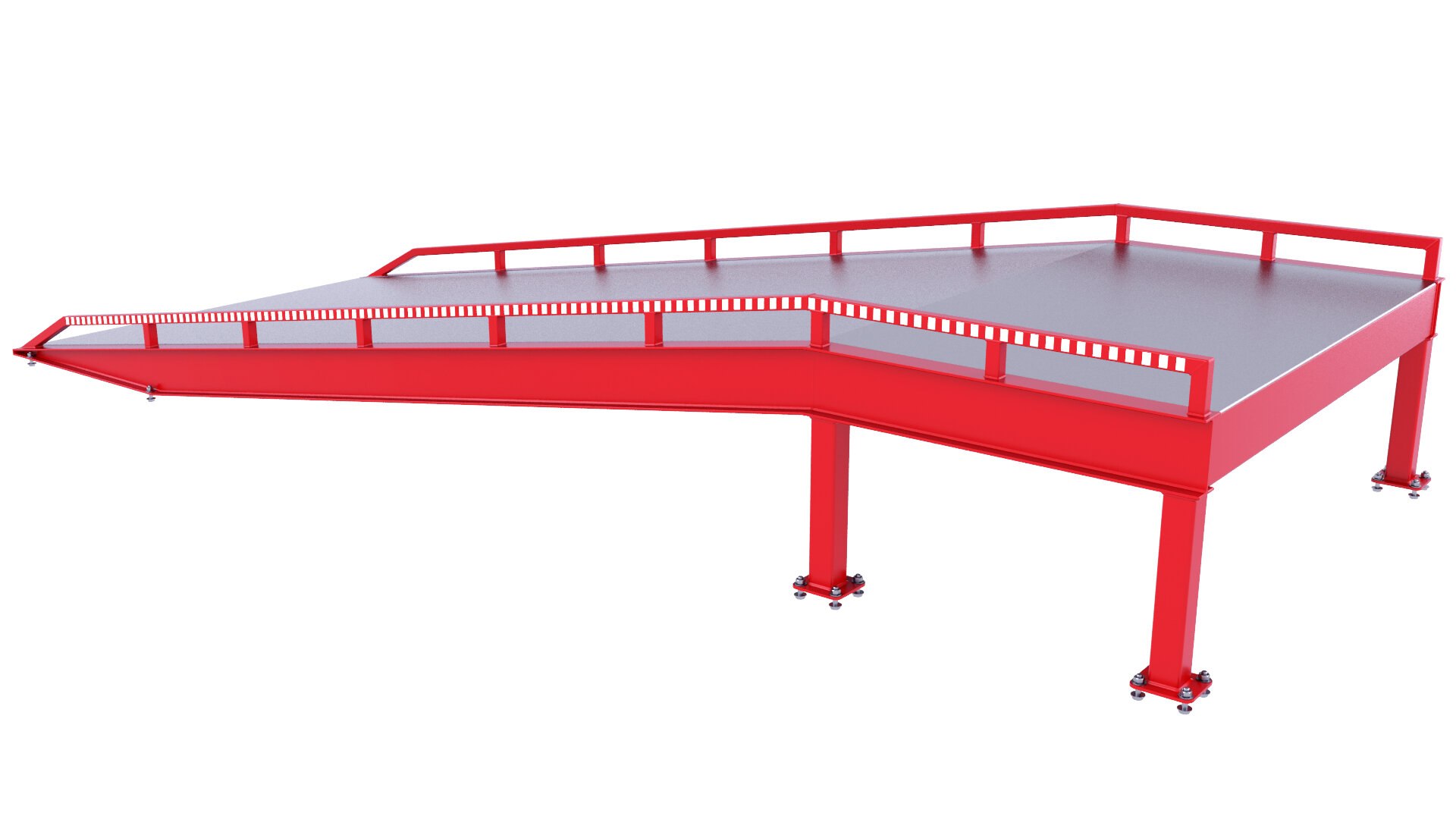 3D Supermarket Warehouse Loading Ramp 14 - TurboSquid 1912569