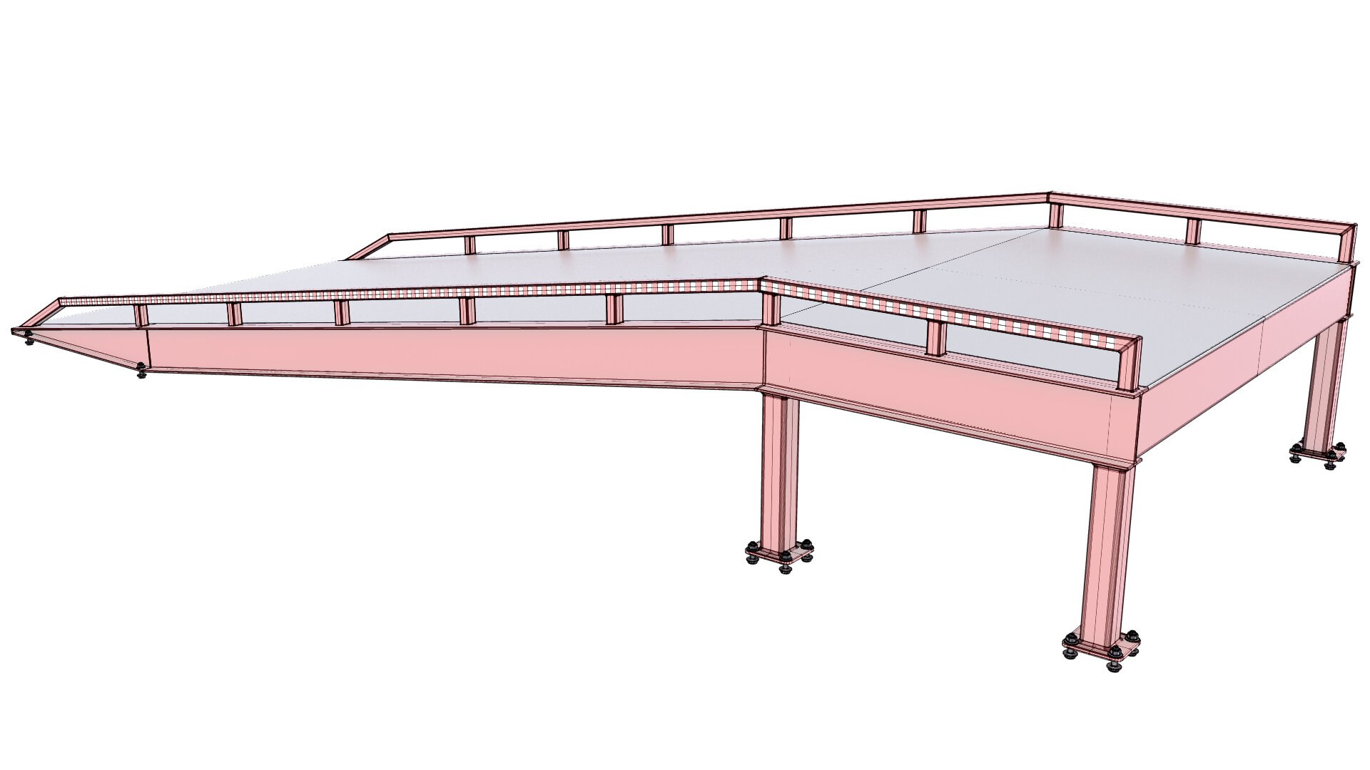 3D Supermarket Warehouse Loading Ramp 14 - TurboSquid 1912569