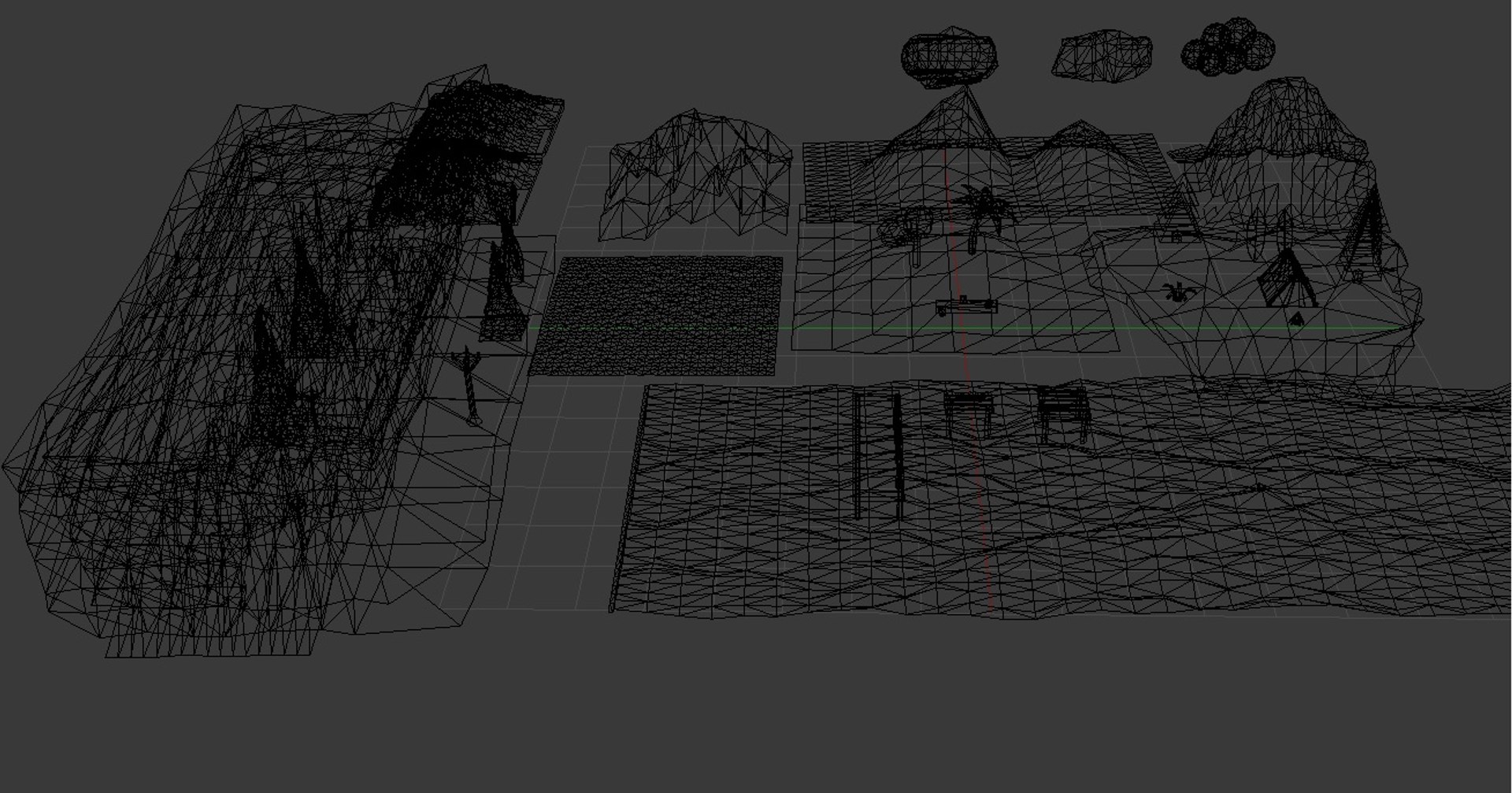 3d Model Nature Pack Trees