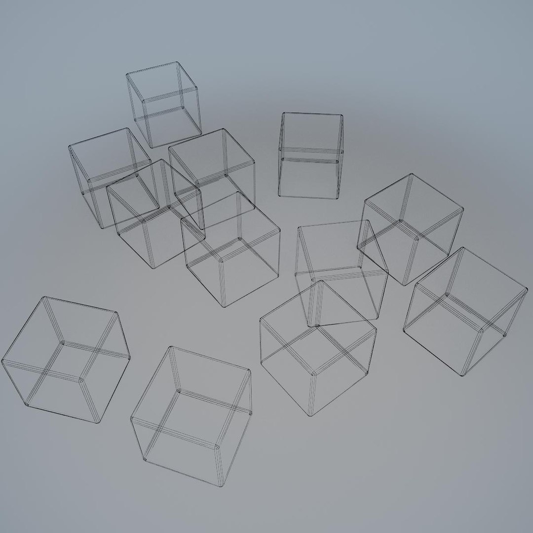 Number Cube 3d Model