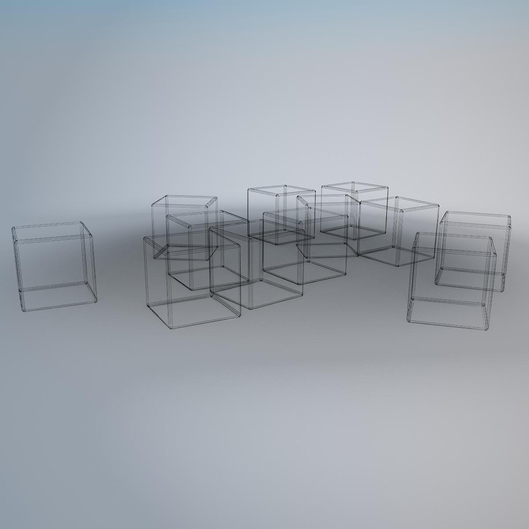 Number Cube 3d Model