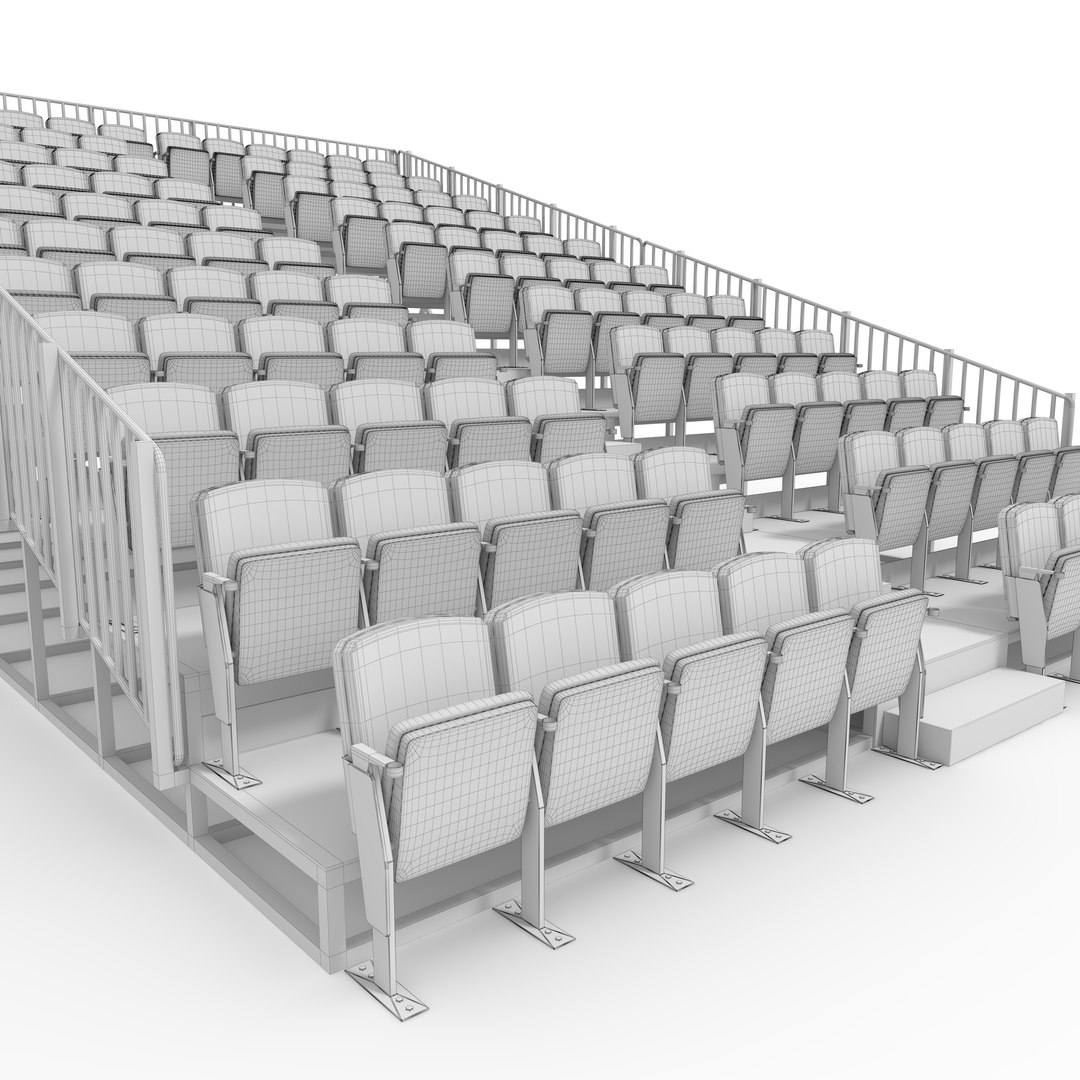 3D Bleachers 18 - TurboSquid 2351194
