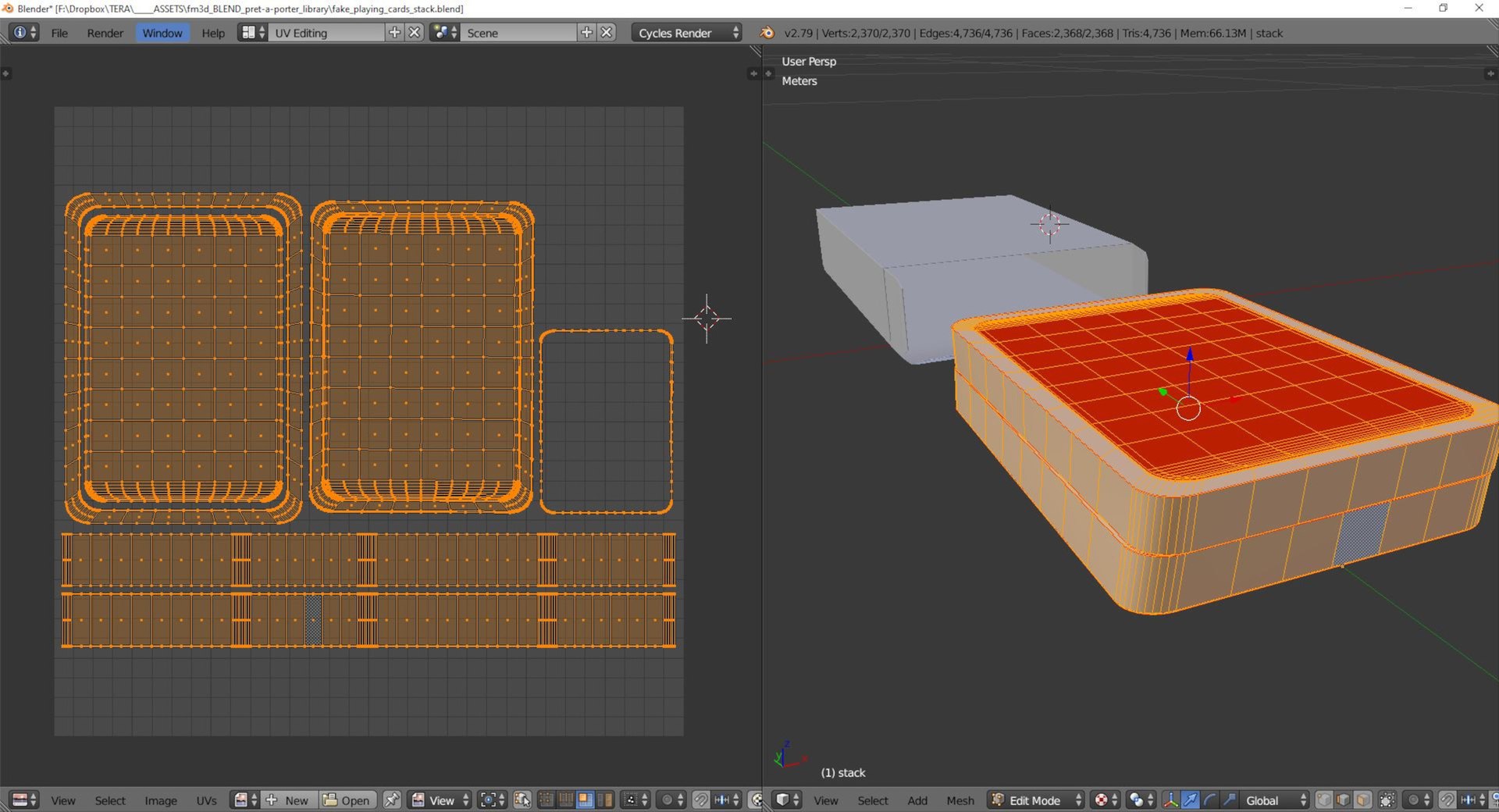Fake Playing Cards Stack 3D Model - TurboSquid 1441994