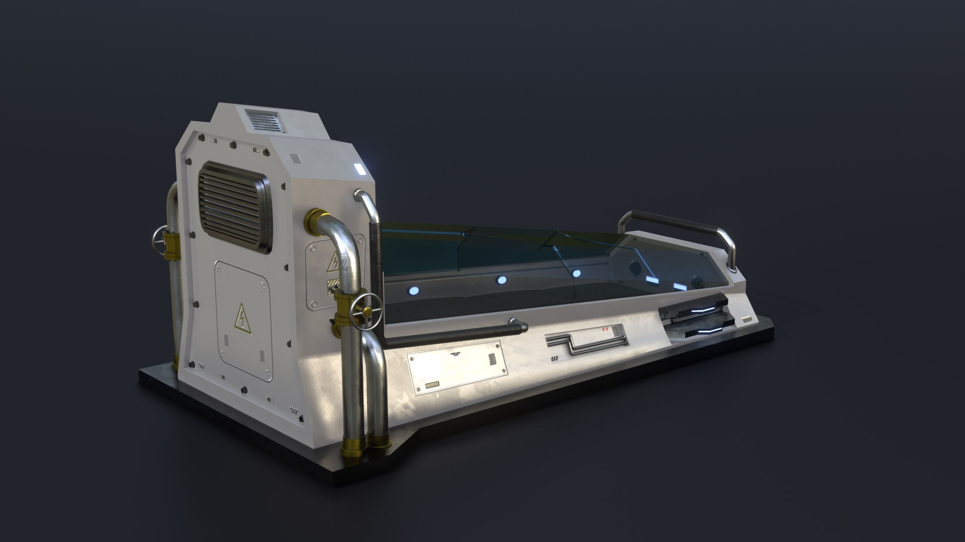 Sci-Fi Cryopod - Capsule 3D Model - TurboSquid 2107242