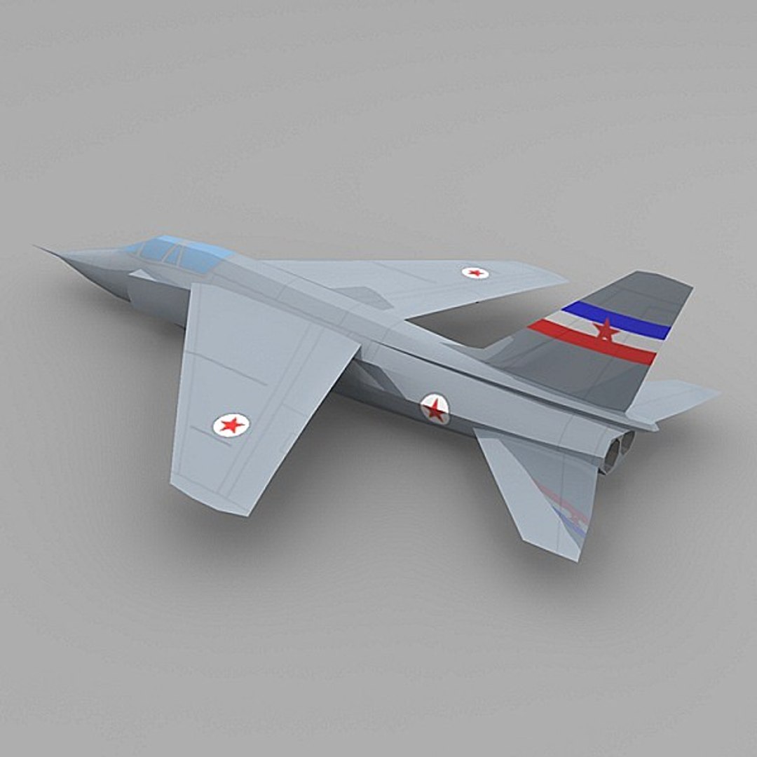 3d Model Plane Soko J-22 Orao