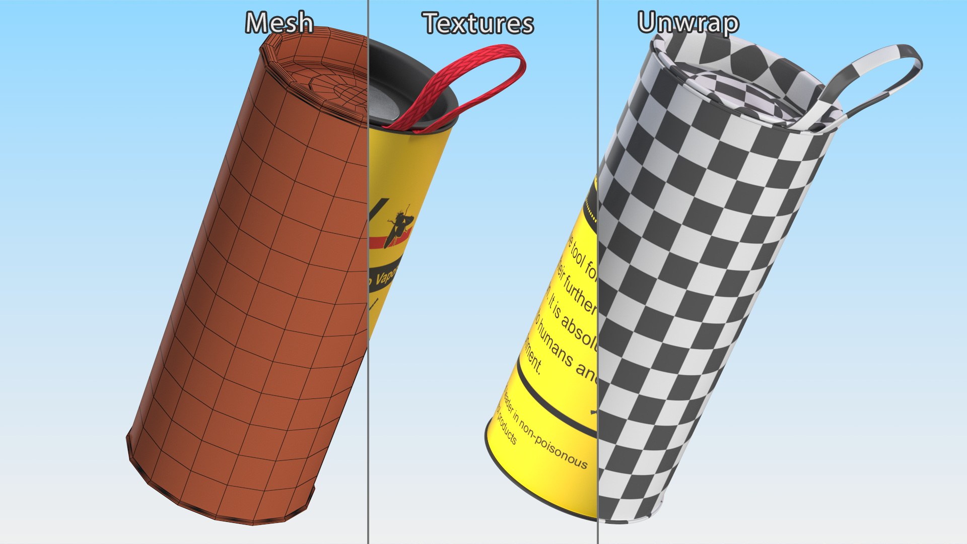 3D Fly Tape Paper Closed Model - TurboSquid 2110815