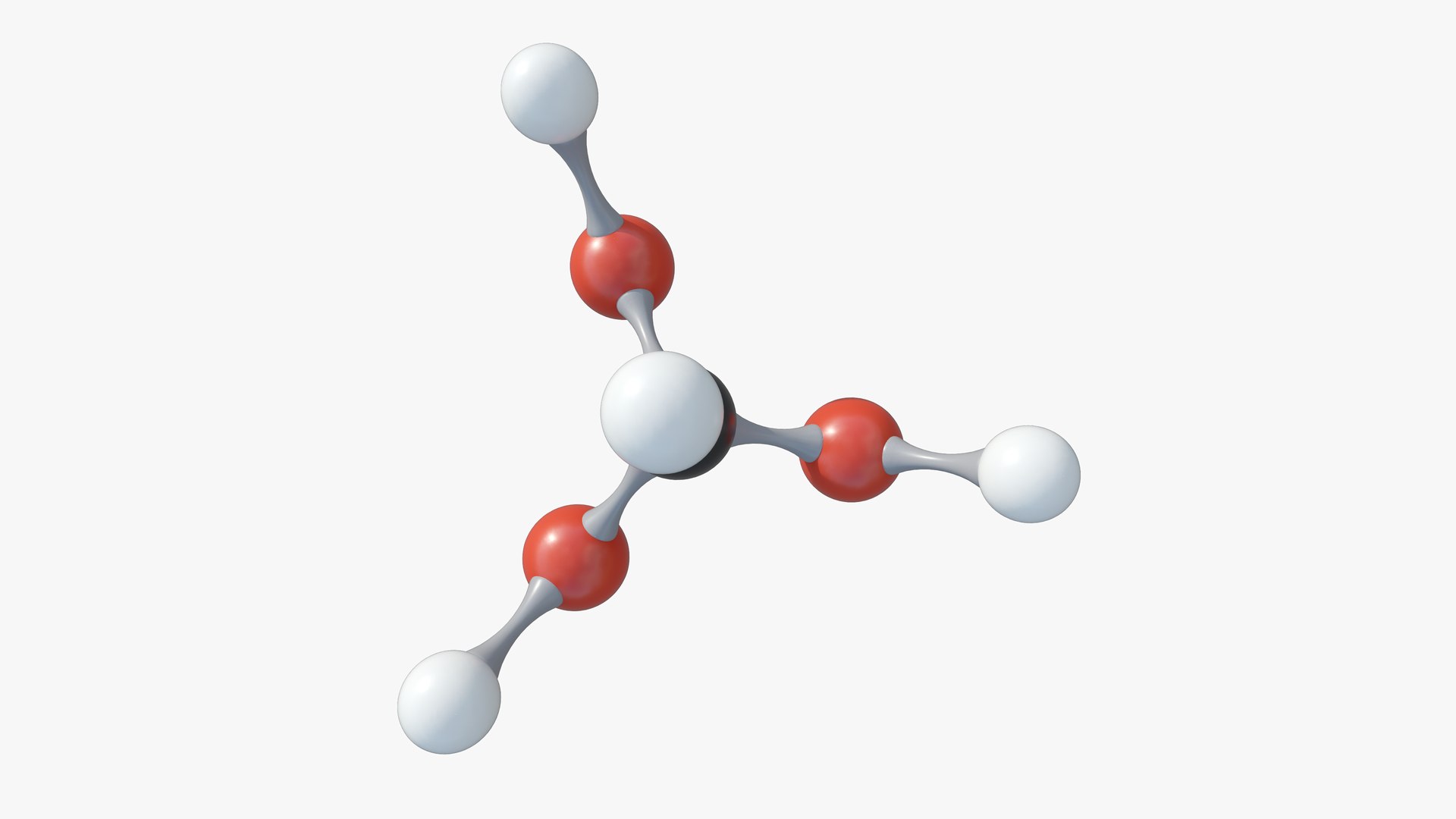 3D Orthoformic Acid Molecule With PBR 4K 8K Model - TurboSquid 1944960