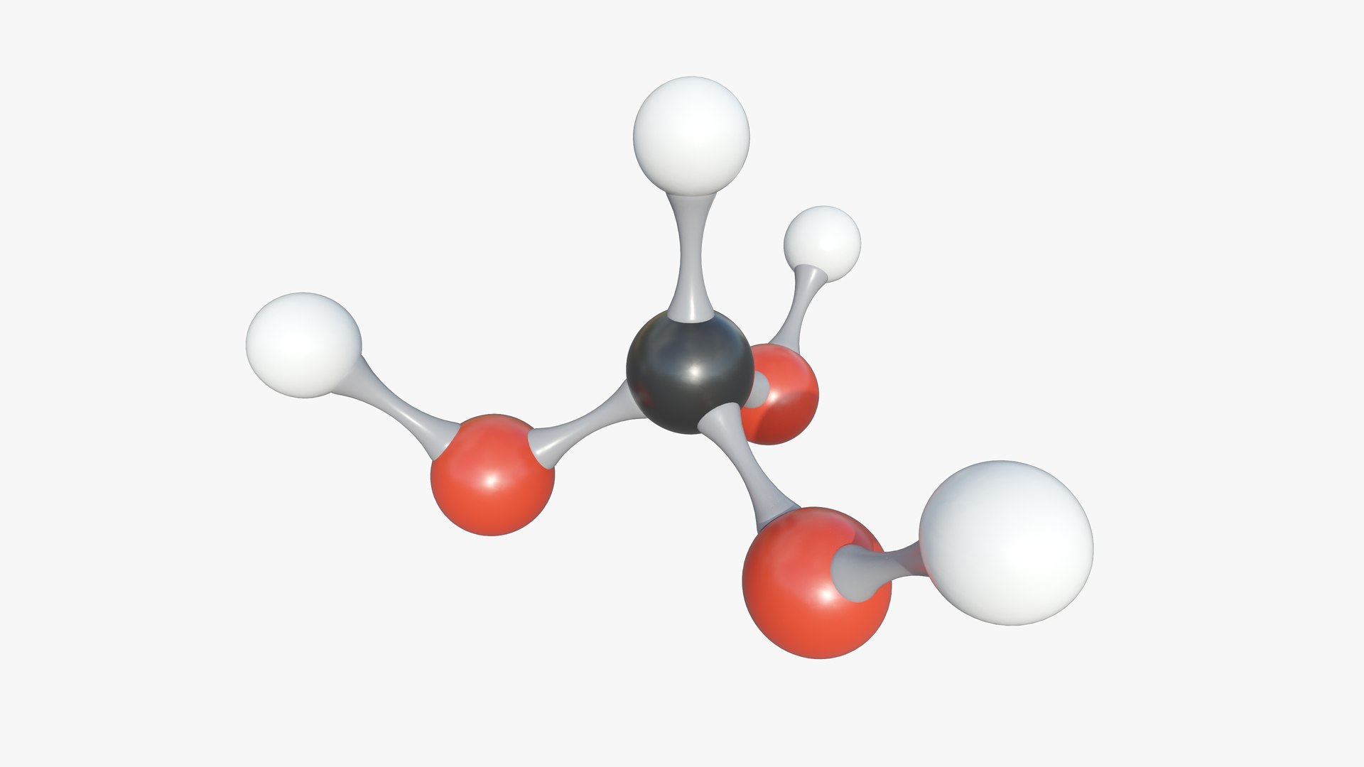 3D Orthoformic Acid Molecule With PBR 4K 8K Model - TurboSquid 1944960