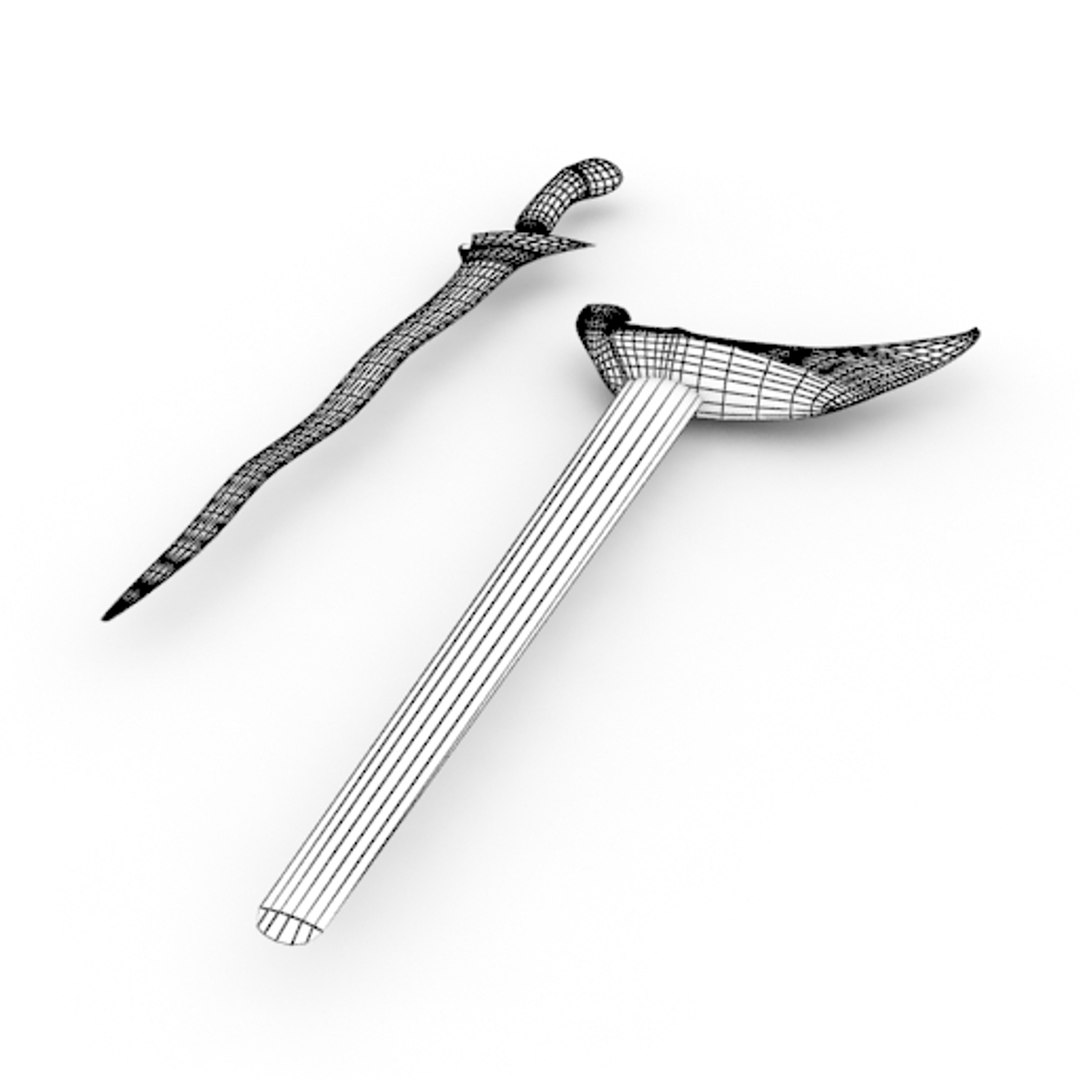 3D Model Keris Traditional Javanese Sword - TurboSquid 1296106