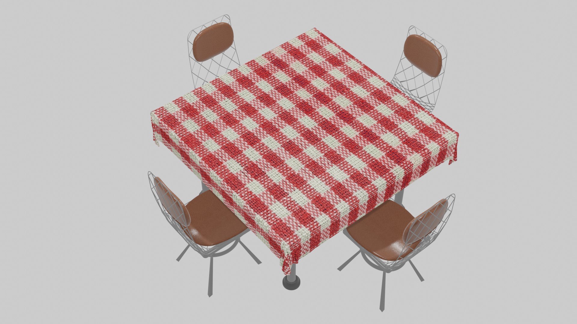 3D Dinner Table Model - TurboSquid 2153567