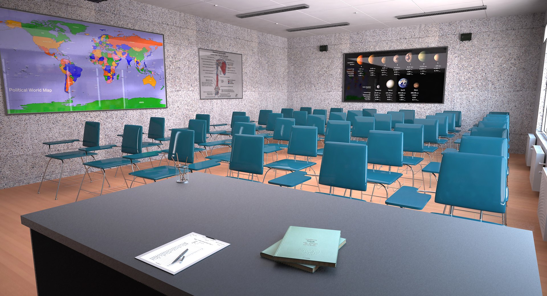 3D Classroom Collection 2 Model - TurboSquid 1841869