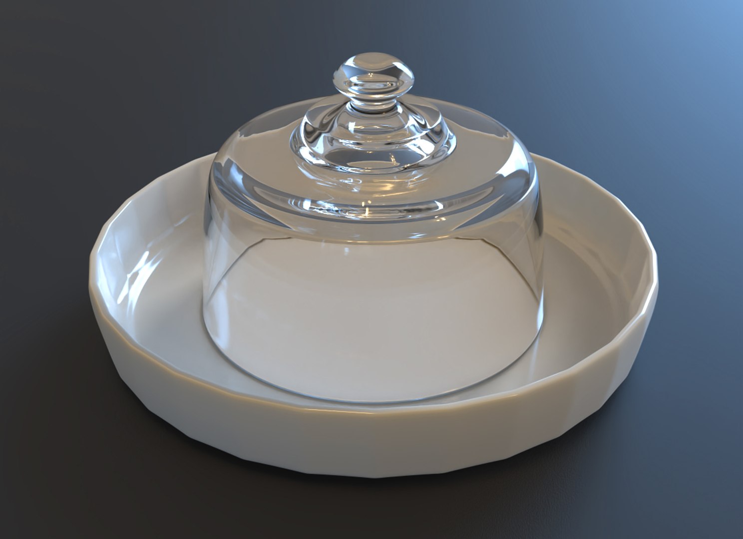 Desert Dish Model - TurboSquid 1675057