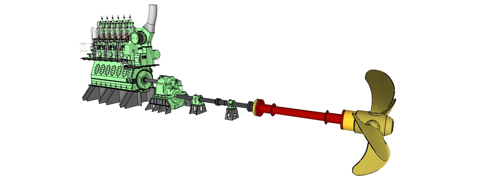 Speed Marine Diesel Engine 3D Model - TurboSquid 1218369