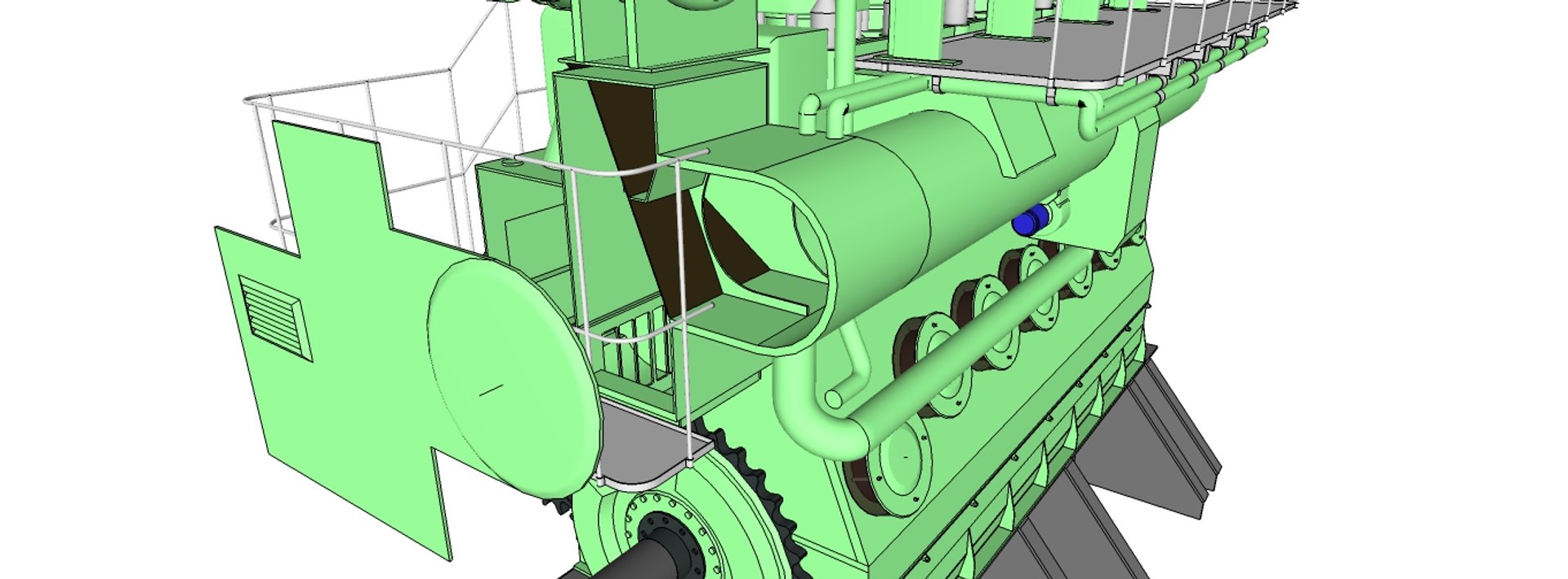 Speed Marine Diesel Engine 3D Model - TurboSquid 1218369