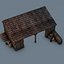 3d model farm stable props