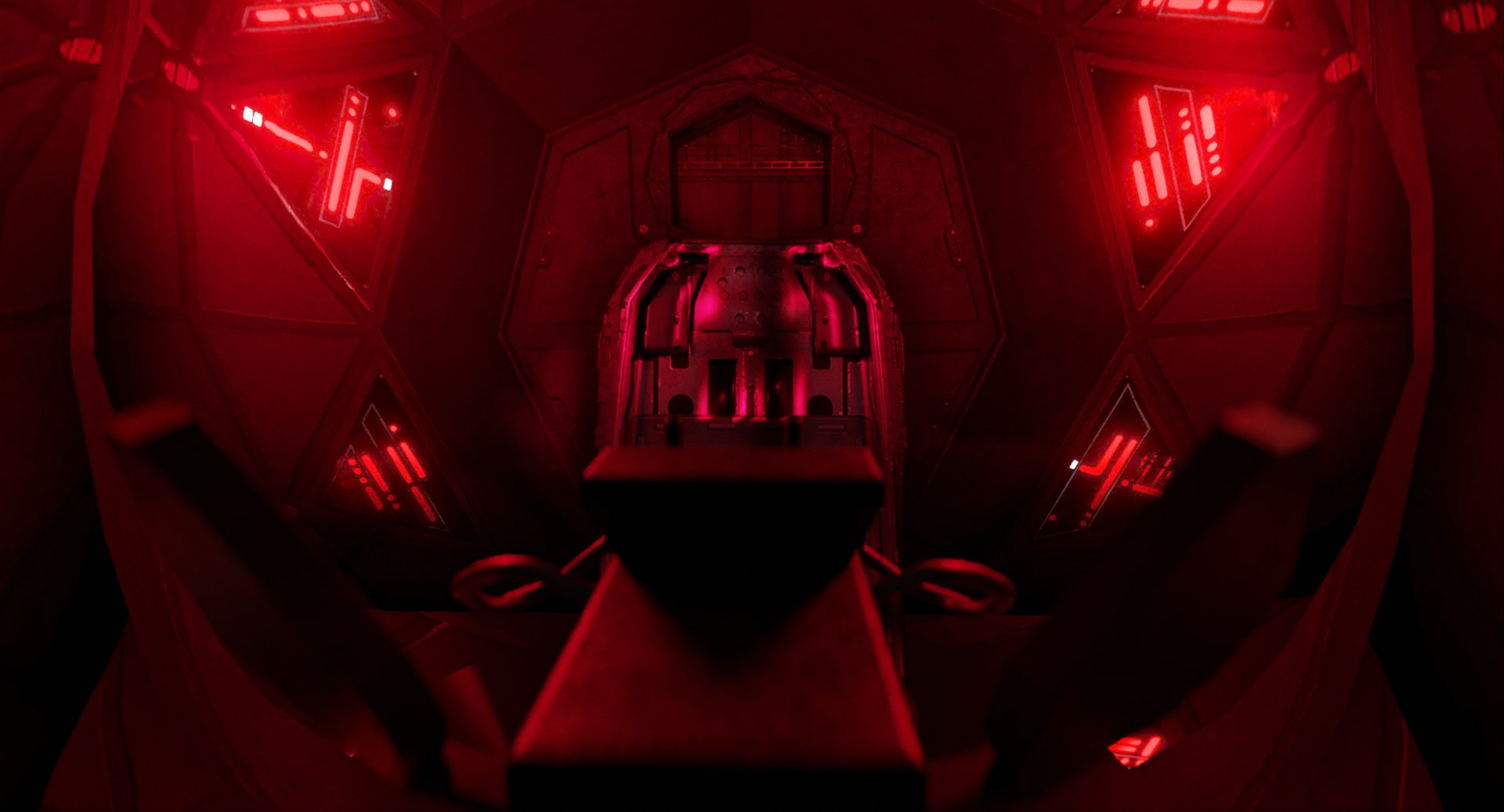 3d Darth Vader Tie Fighter Star Wars Model Turbosquid 2105005