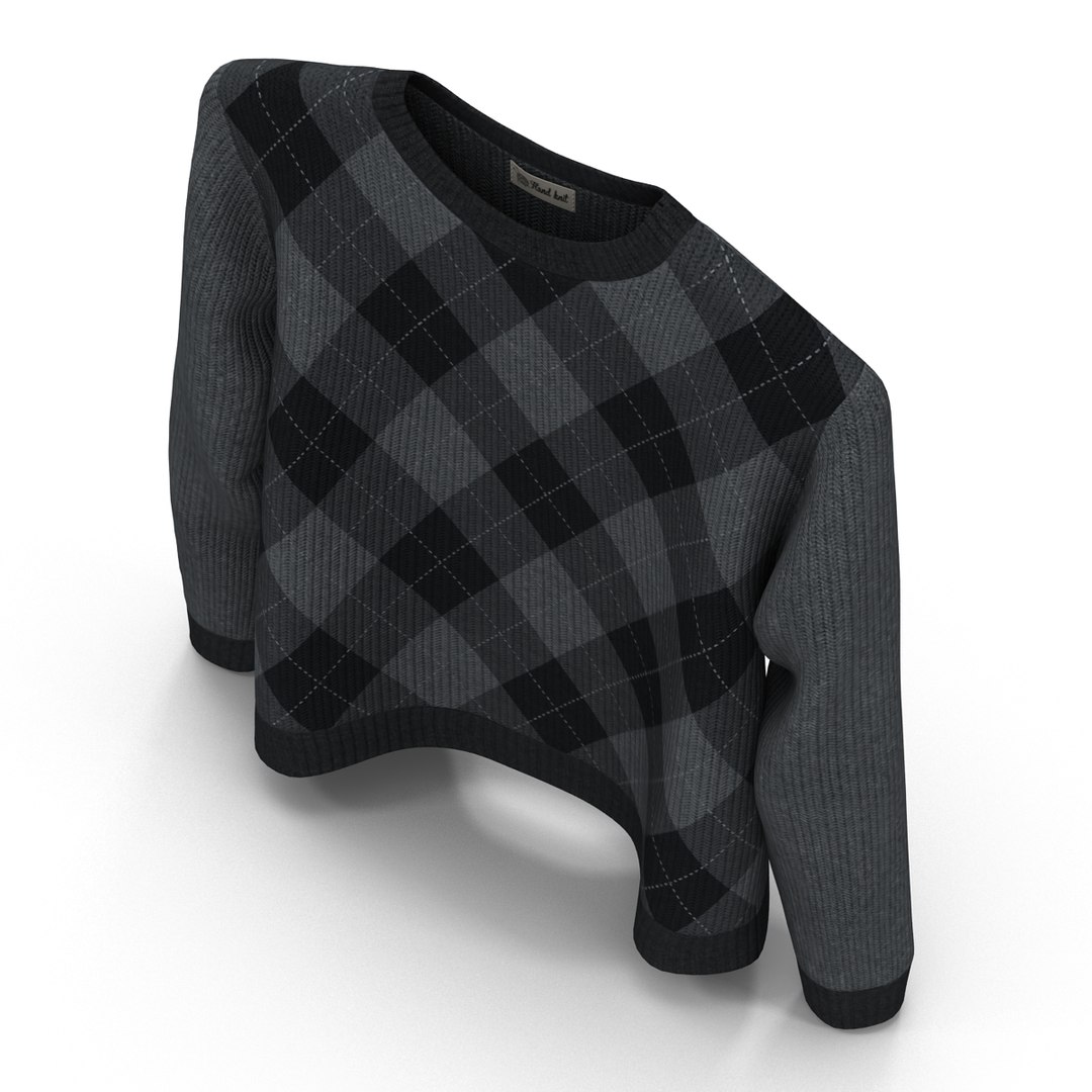 3d model sweater 3