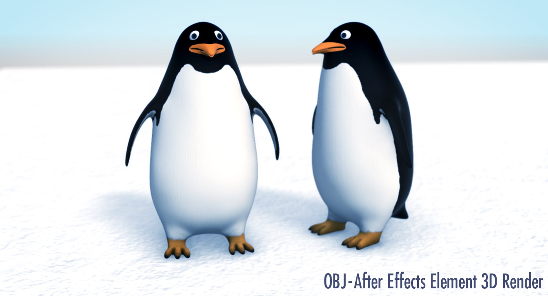 Penguin Cartoon 3D Model - TurboSquid 1256668