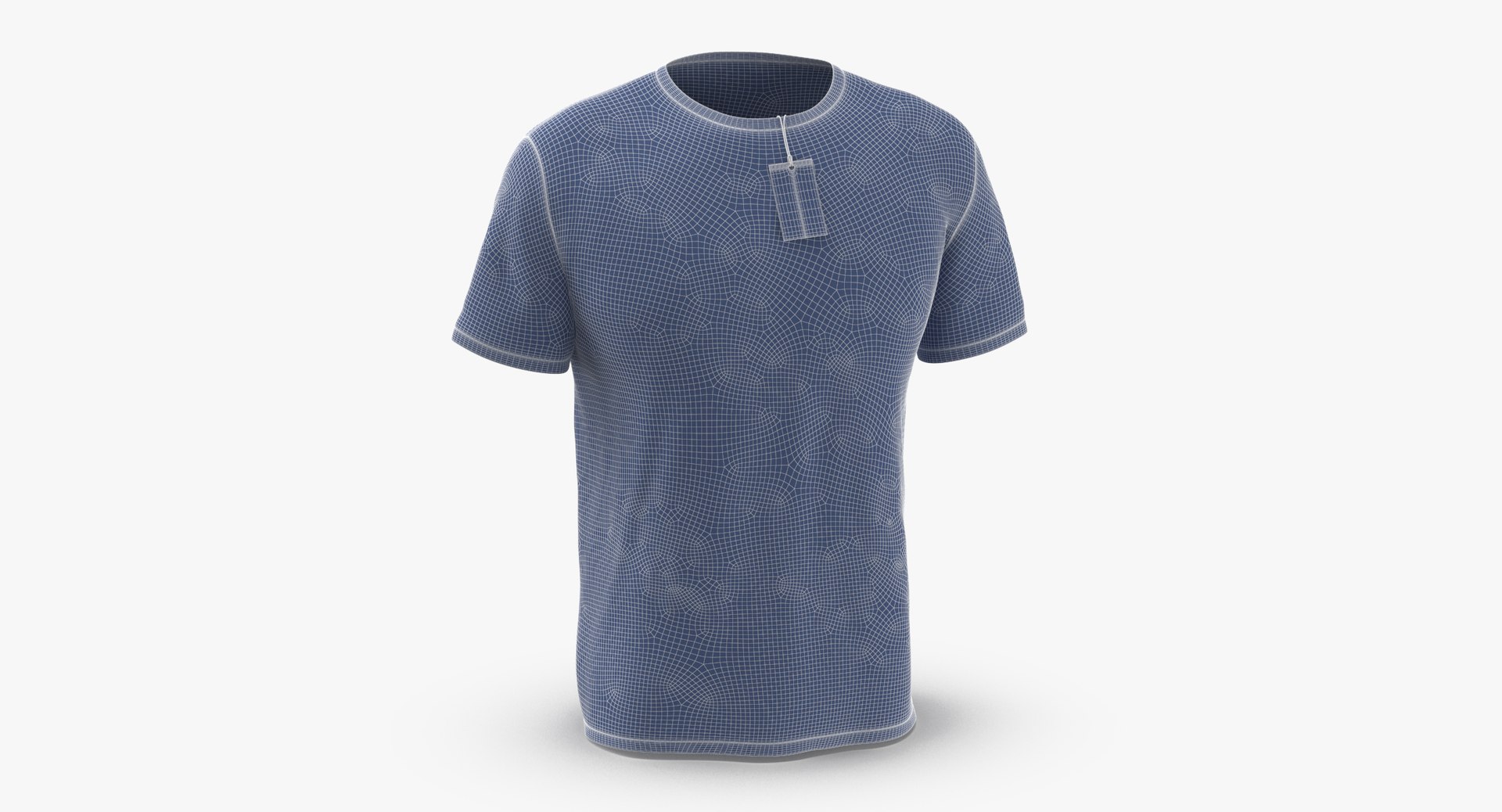 Male Crew Neck Worn 3D Model - TurboSquid 1194298