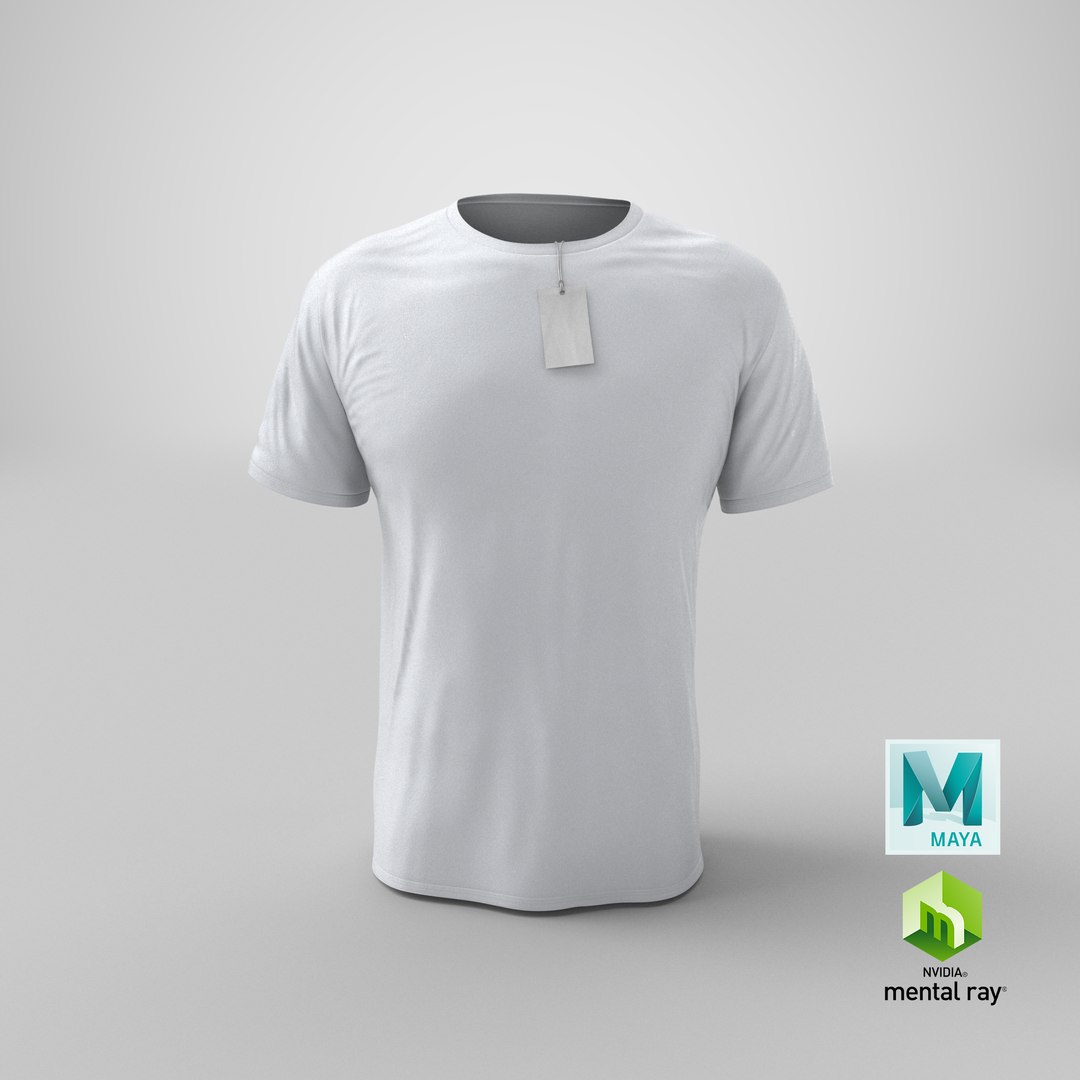 Male crew neck worn 3D model - TurboSquid 1194298
