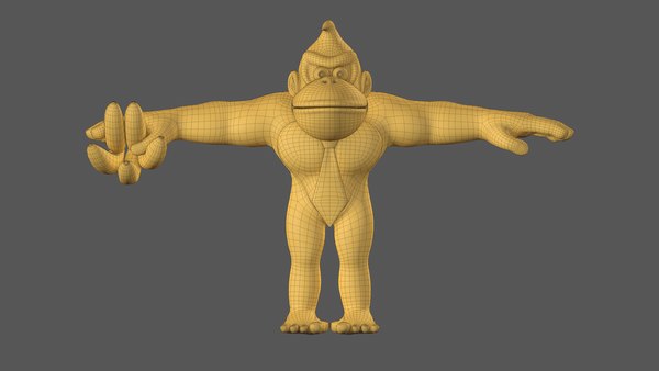 3D kong character - TurboSquid 1614942
