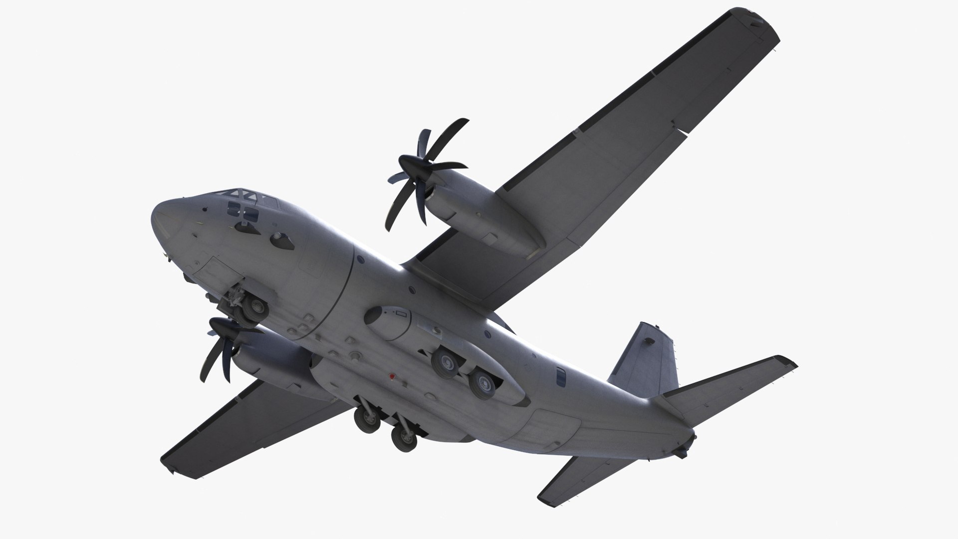 Multi-mission Aircraft Grey Rigged For Maya 3D Model - TurboSquid 2344274