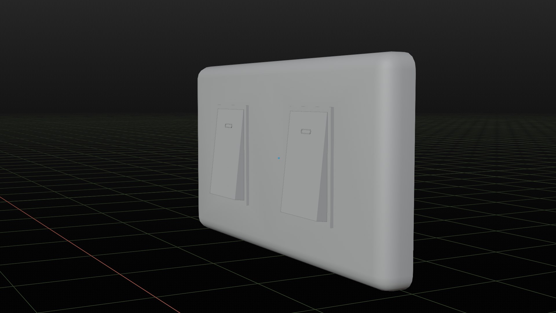 Free Simple Twin Light Switches 3D Model - TurboSquid 2080333