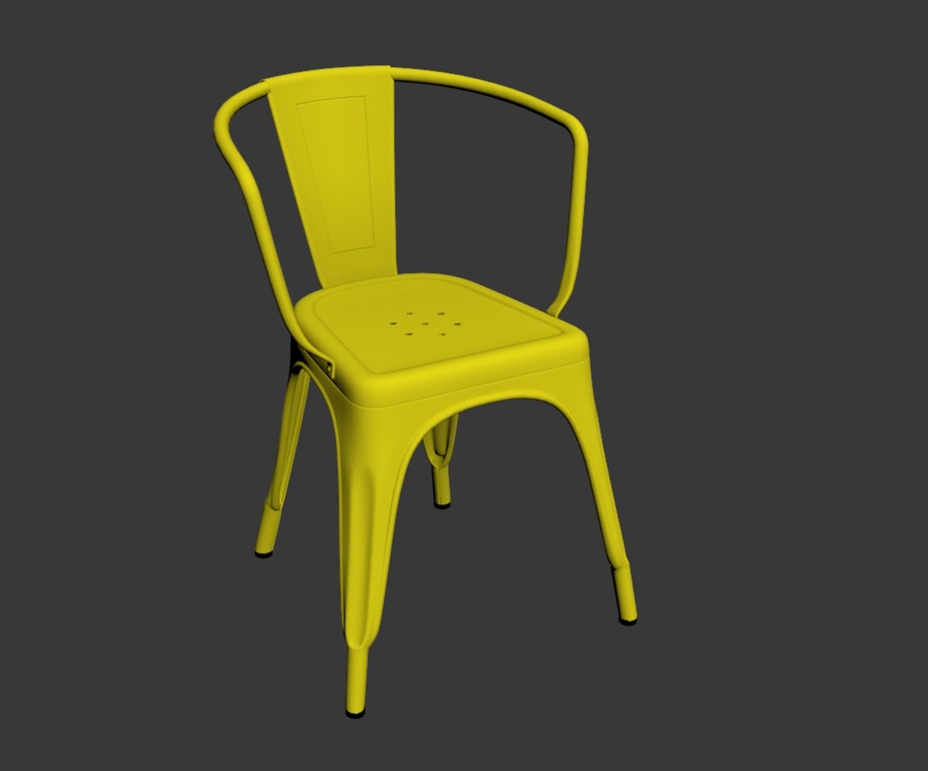 3d Tolix Chair