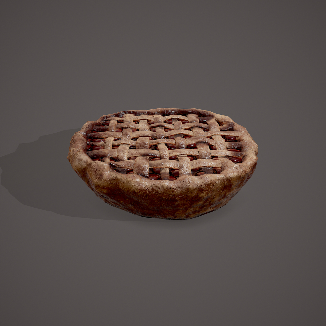 3D cherry pie model - TurboSquid 1690519