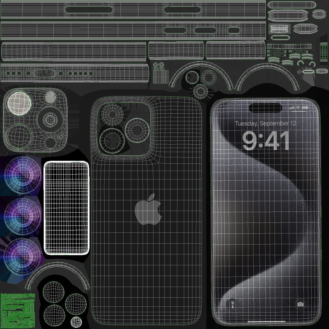 3D Apple IPhone 15 Pro Max Model - TurboSquid 2259690