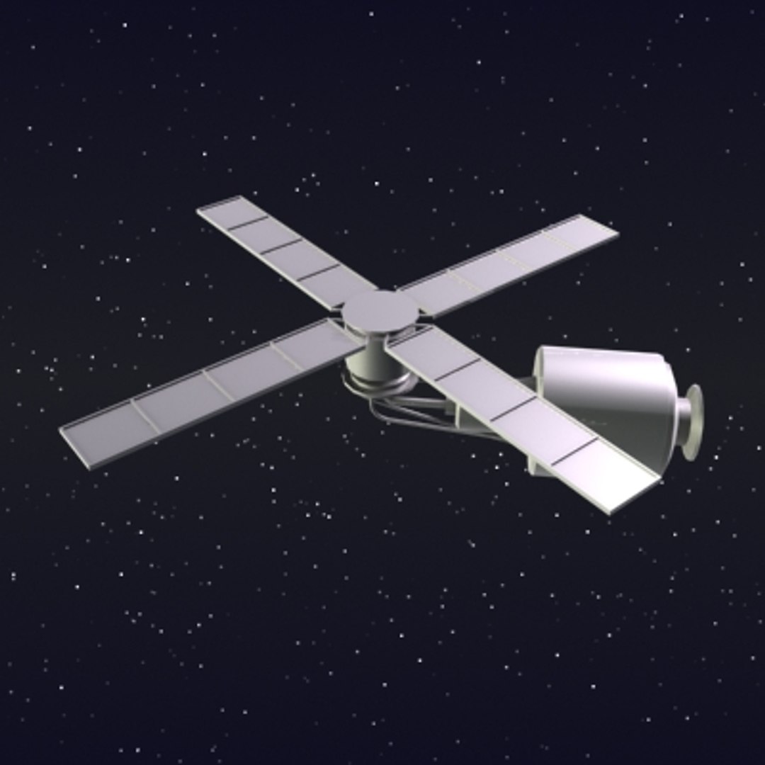 Satellites Space 3d Model