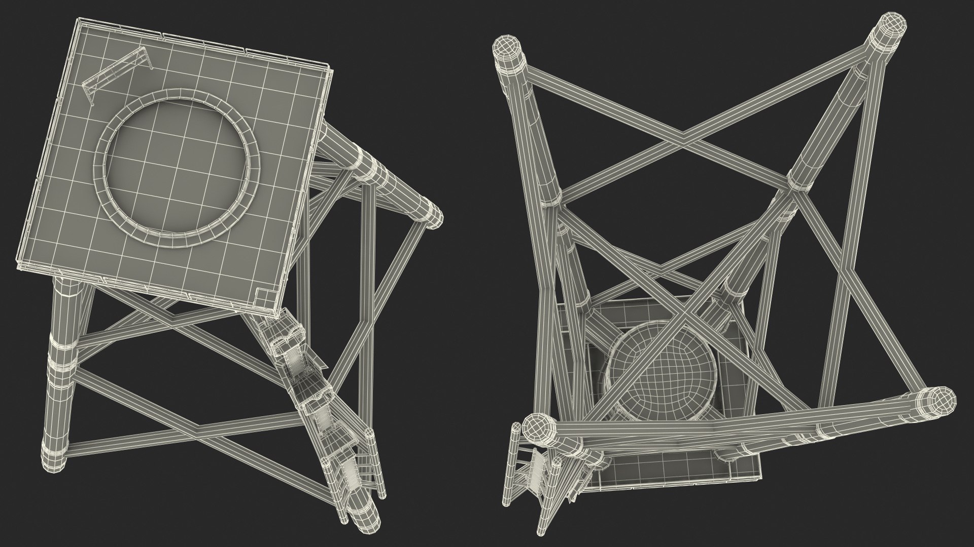 Offshore Support Structure 3D model - TurboSquid 1797877