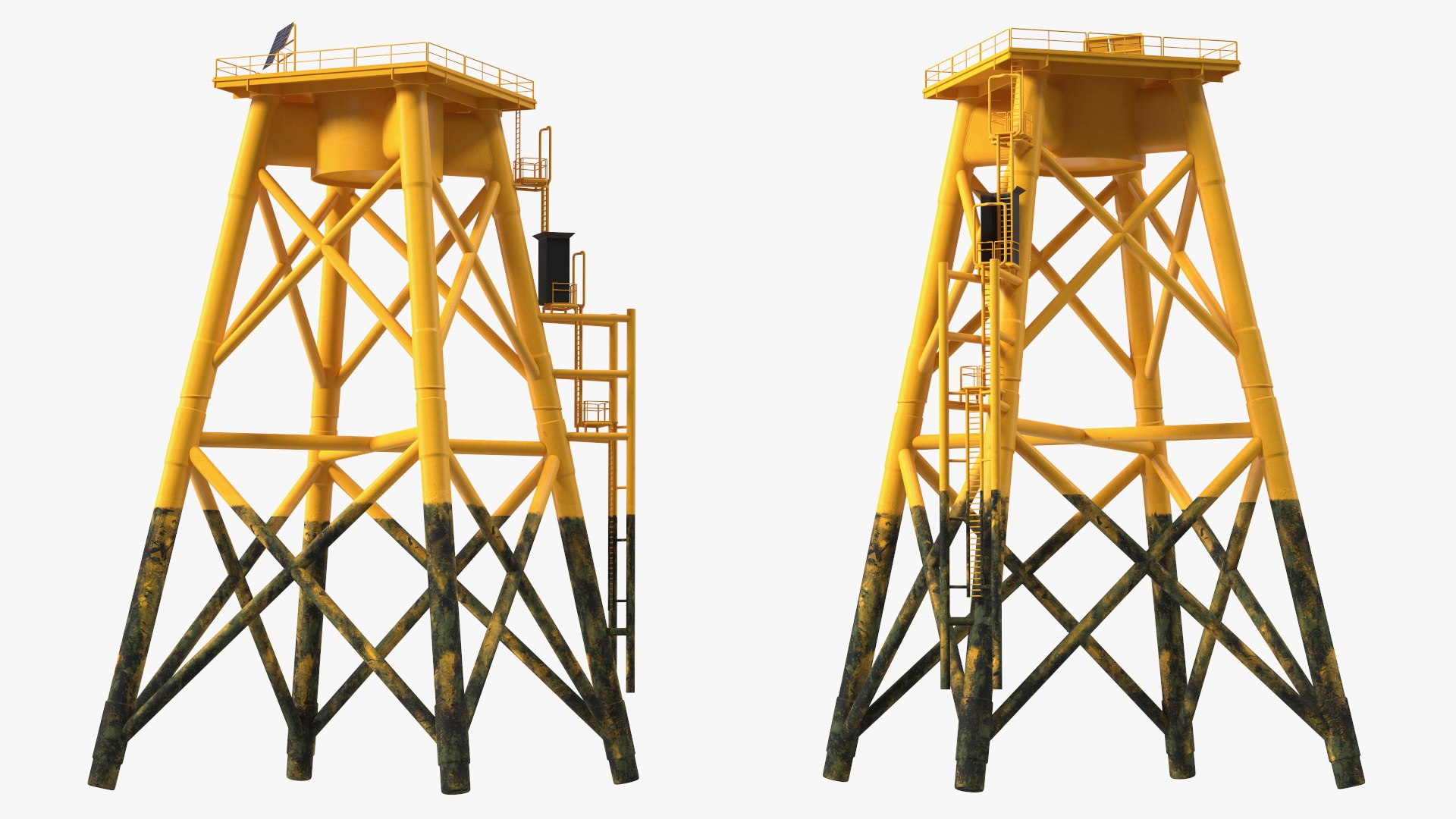 Offshore Support Structure 3D model - TurboSquid 1797877