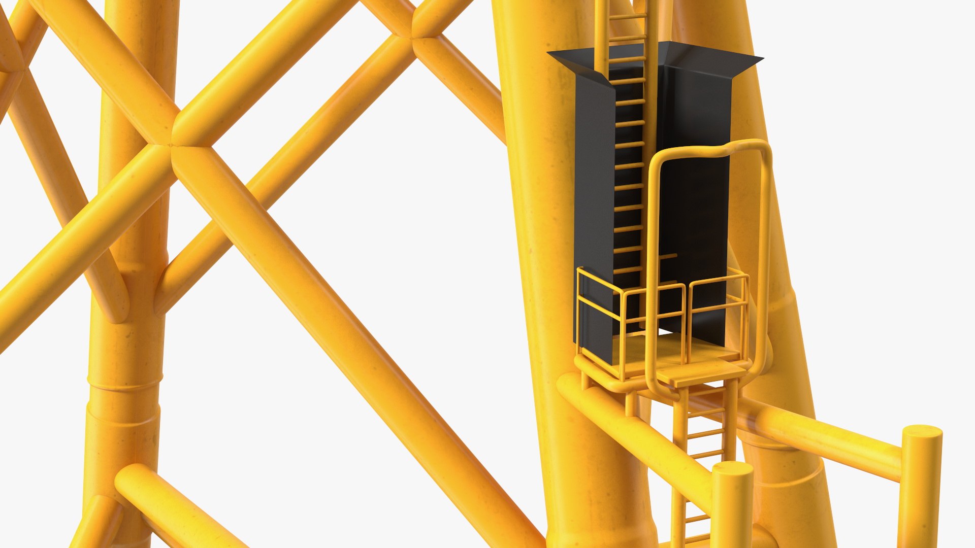 Offshore Support Structure 3D model - TurboSquid 1797877