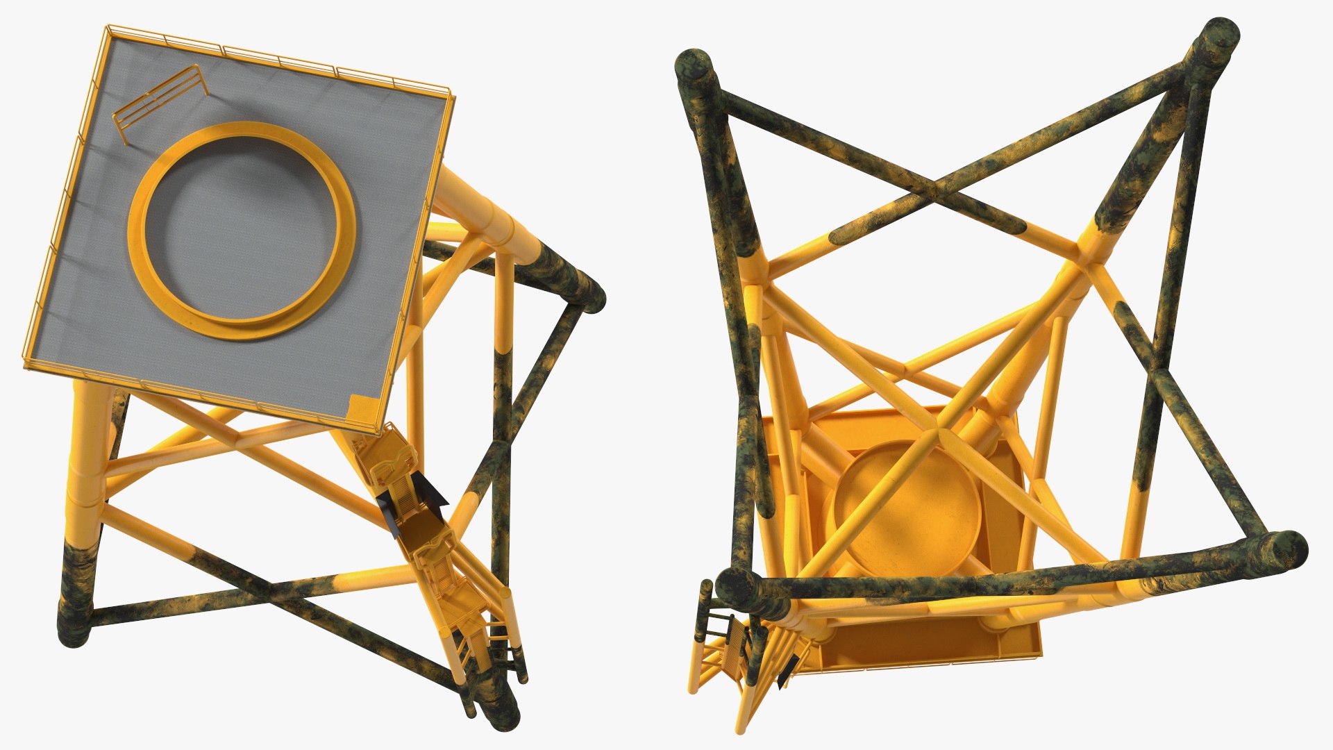 Offshore Support Structure 3D model - TurboSquid 1797877