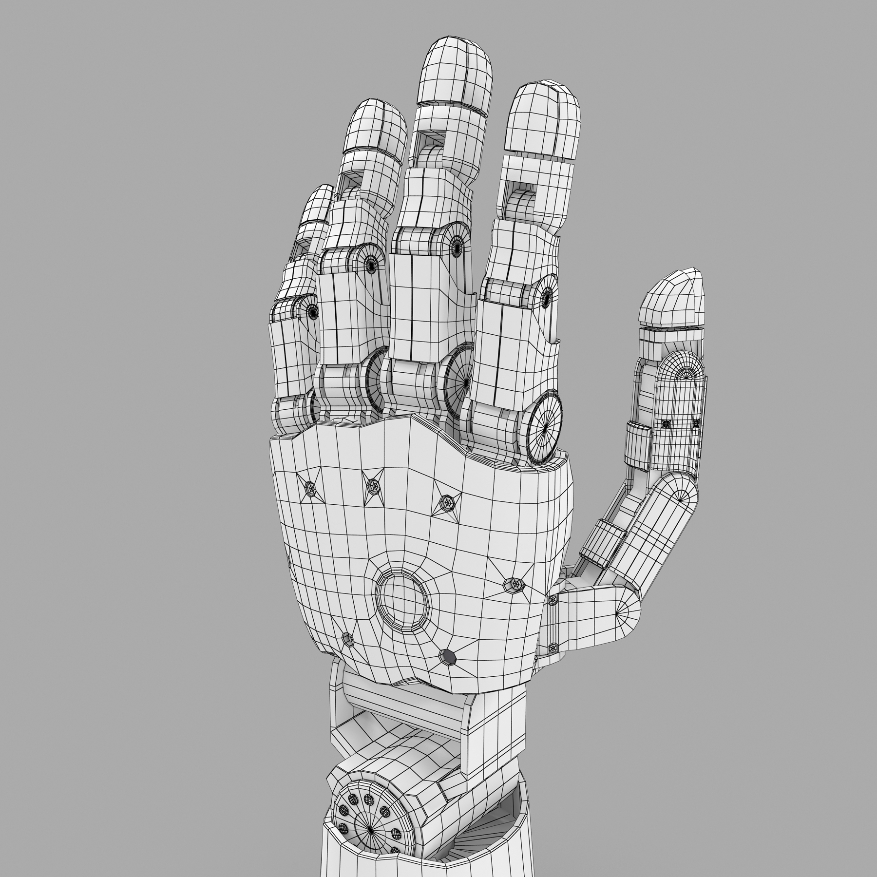 3d modular prosthetic limb model