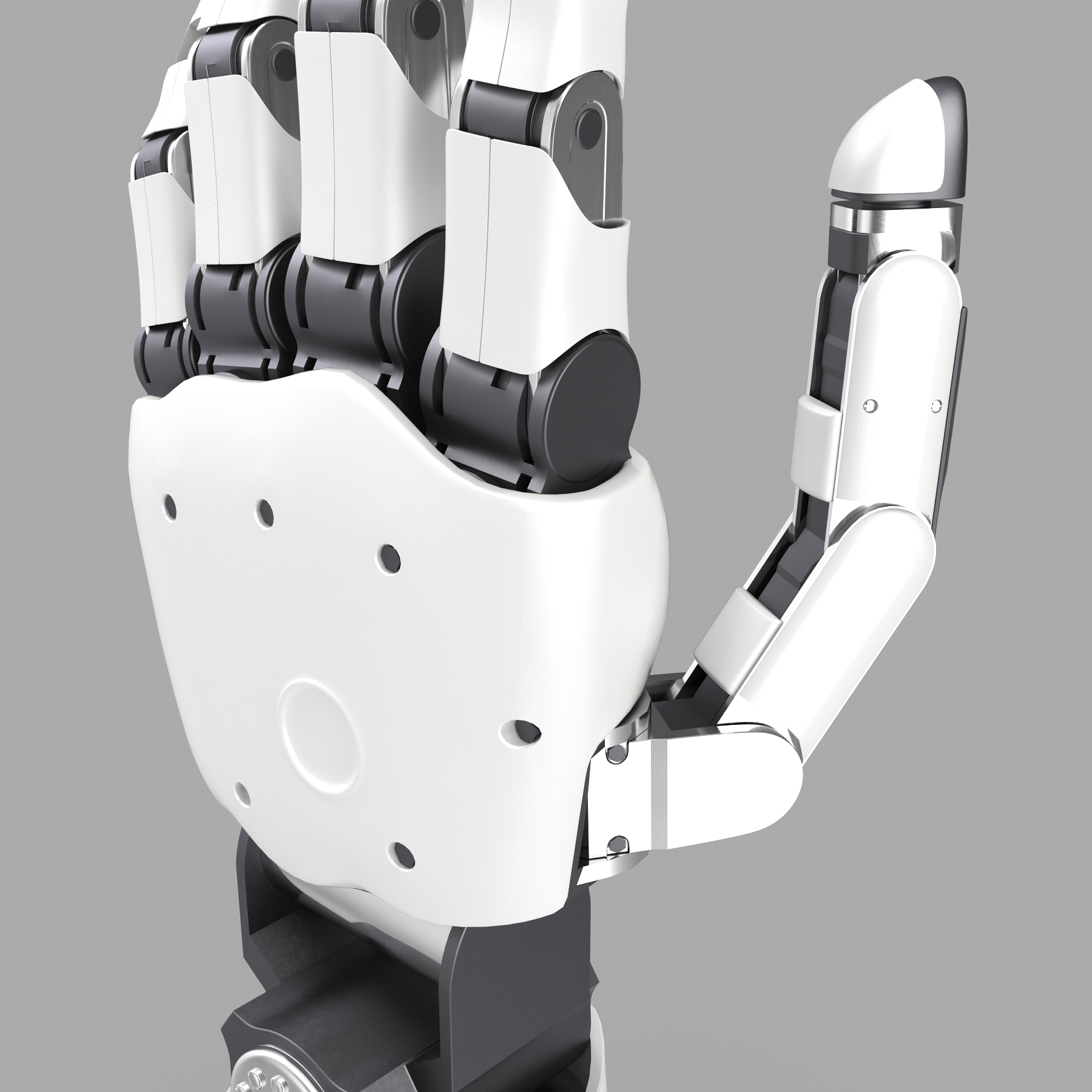 3d modular prosthetic limb model
