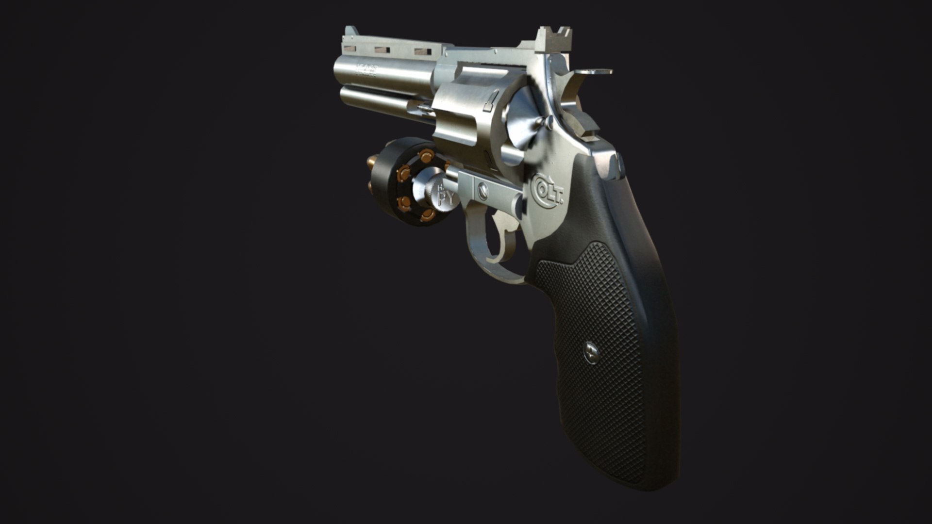Colt Python 357 Revolver 3D - TurboSquid 2068047