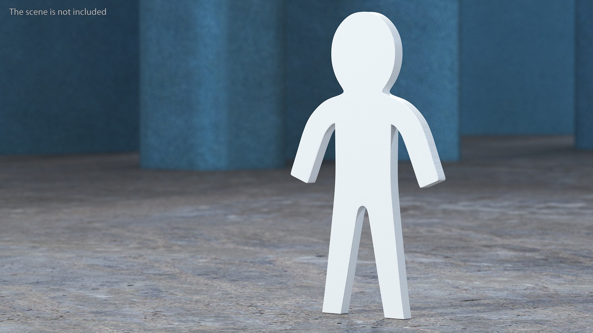 Plastic Stickman Rigged White 3D Model - TurboSquid 2113256