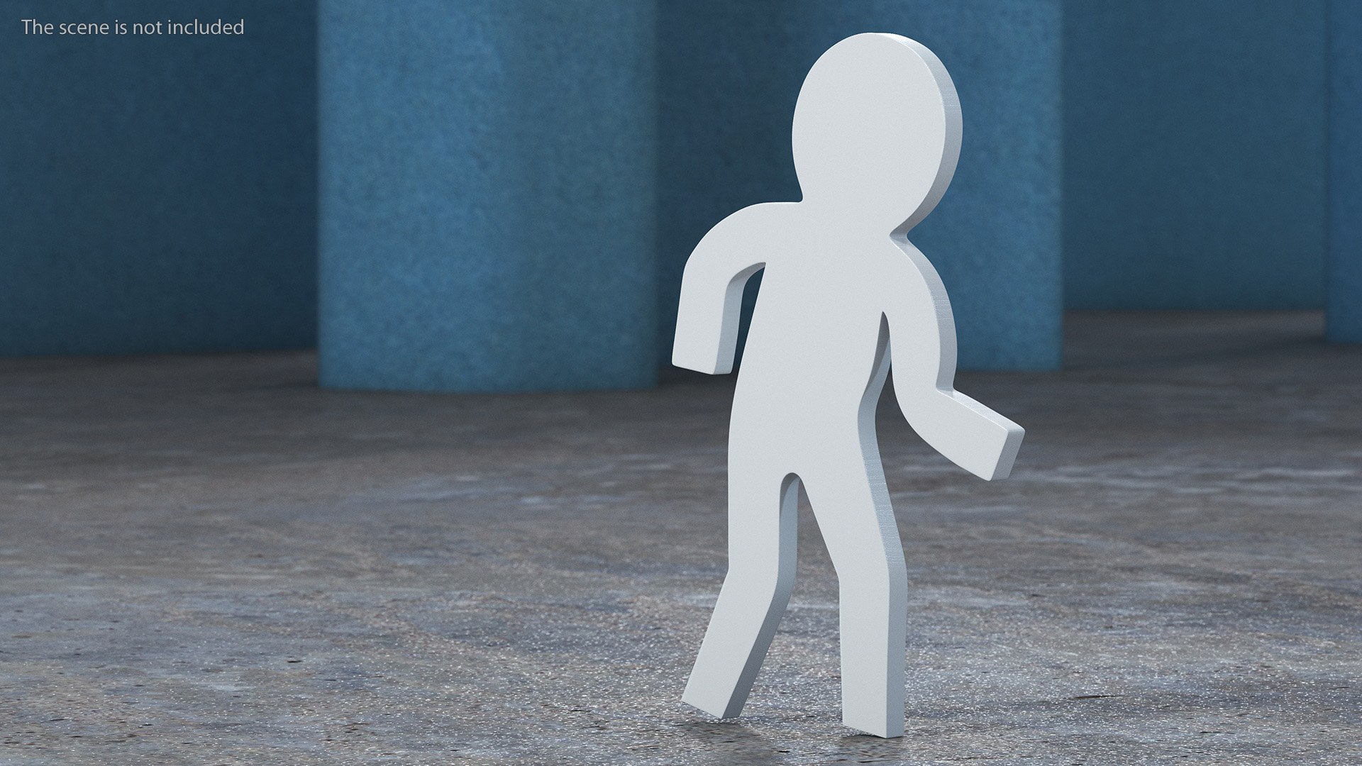 Plastic Stickman Rigged White 3D Model - TurboSquid 2113256