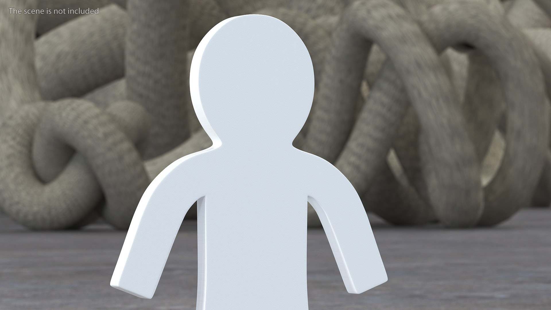 Plastic Stickman Rigged White 3D Model - TurboSquid 2113256