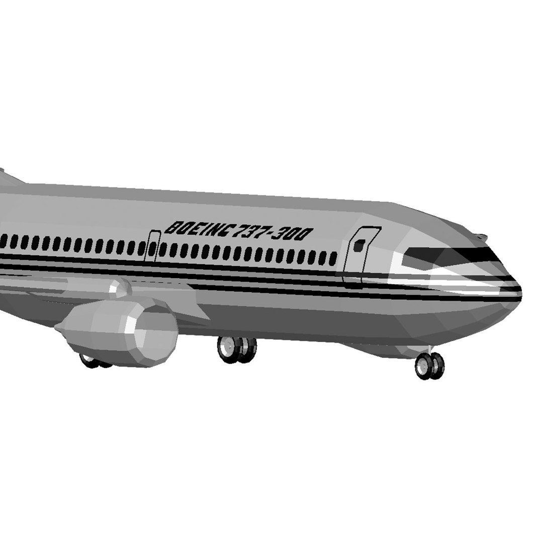 Autocad Boeing 737 3D Model - TurboSquid 1151634