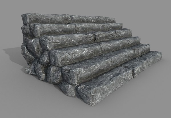 Rock Stairs 3D model - TurboSquid 1748204
