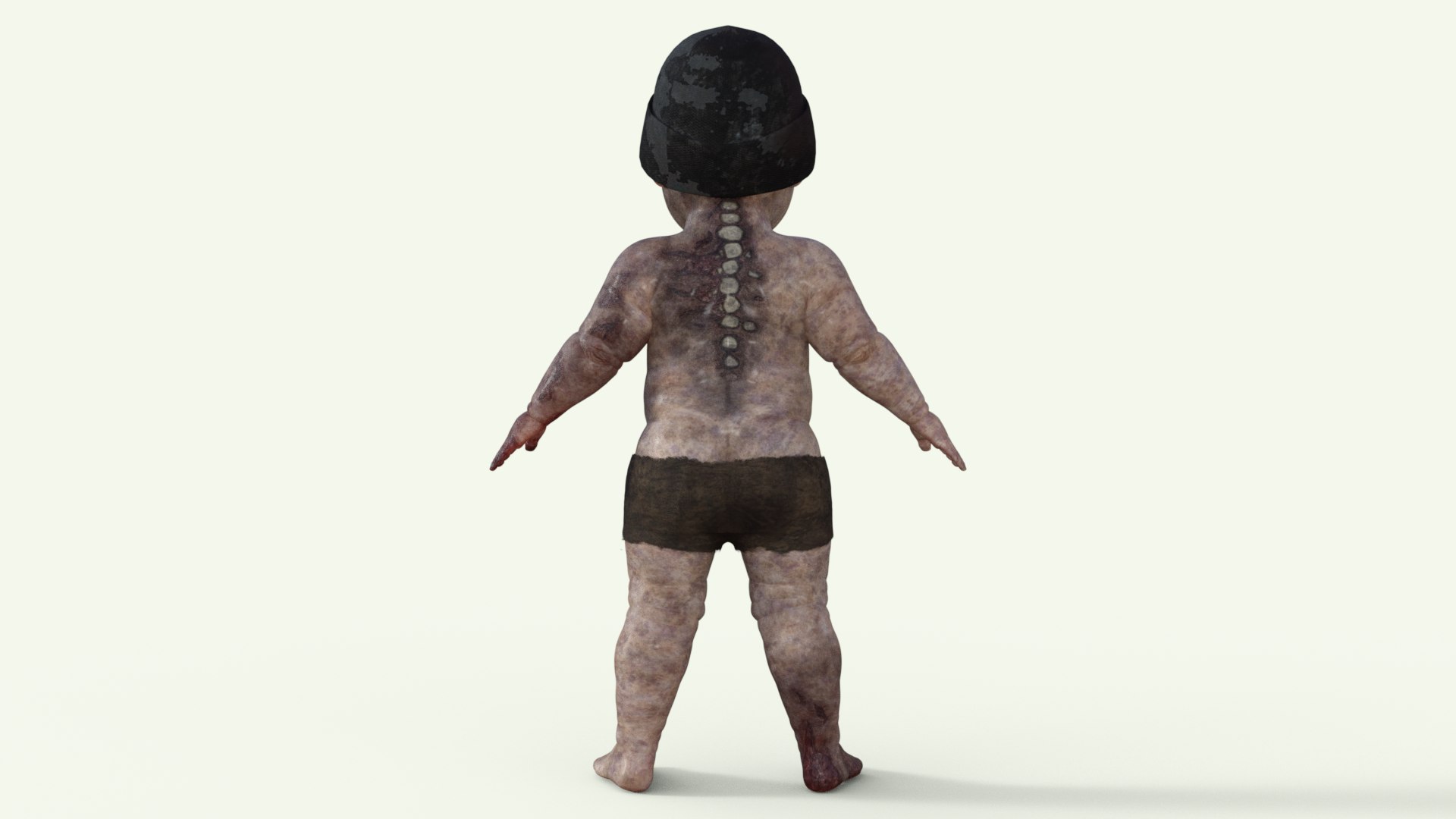 Scary Creature Baby Rigged 3D - TurboSquid 2206728