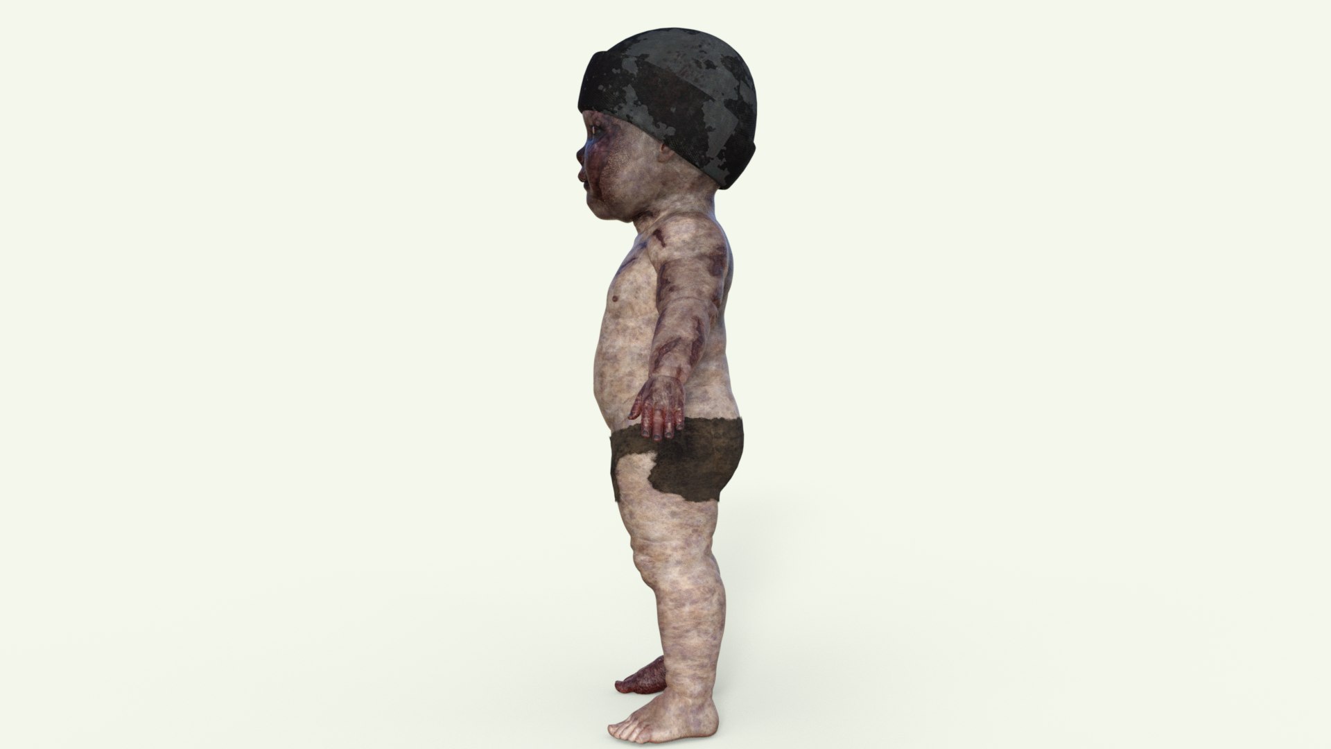 Scary Creature Baby Rigged 3D - TurboSquid 2206728