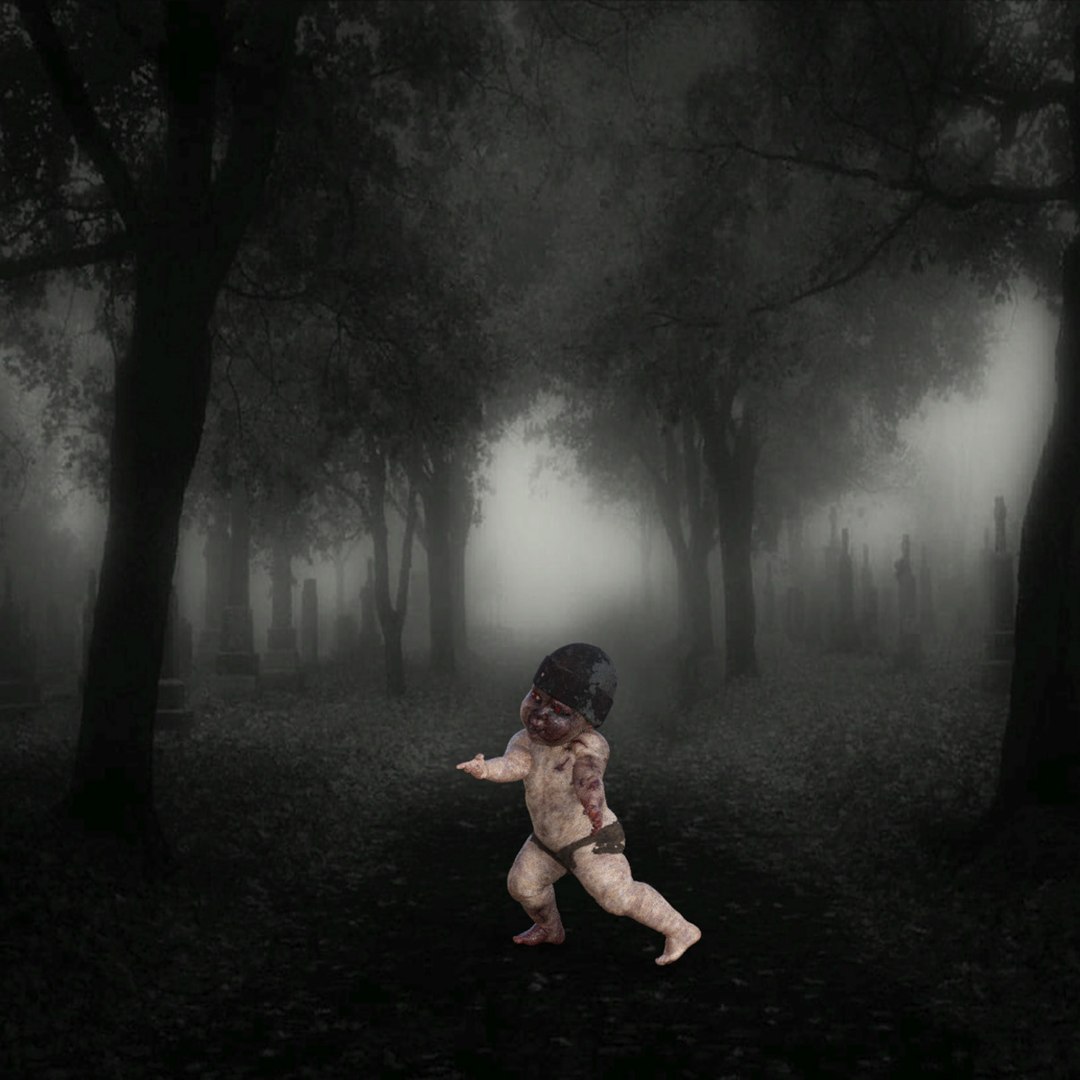 Scary Creature Baby Rigged 3D - TurboSquid 2206728