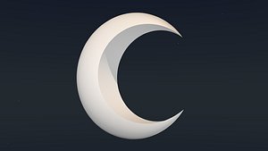 3D crescent model - TurboSquid 1390135